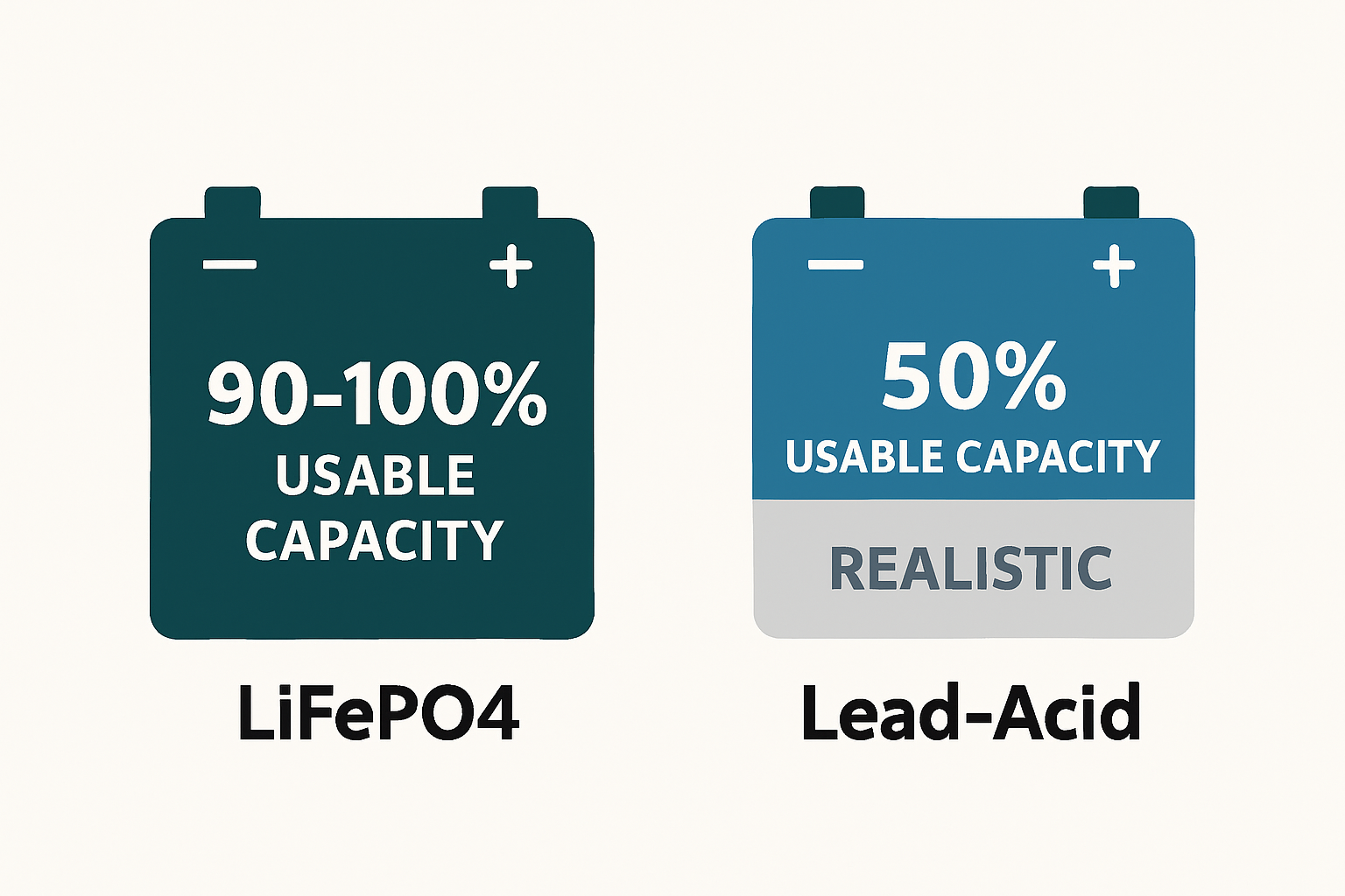 usable battery capacity