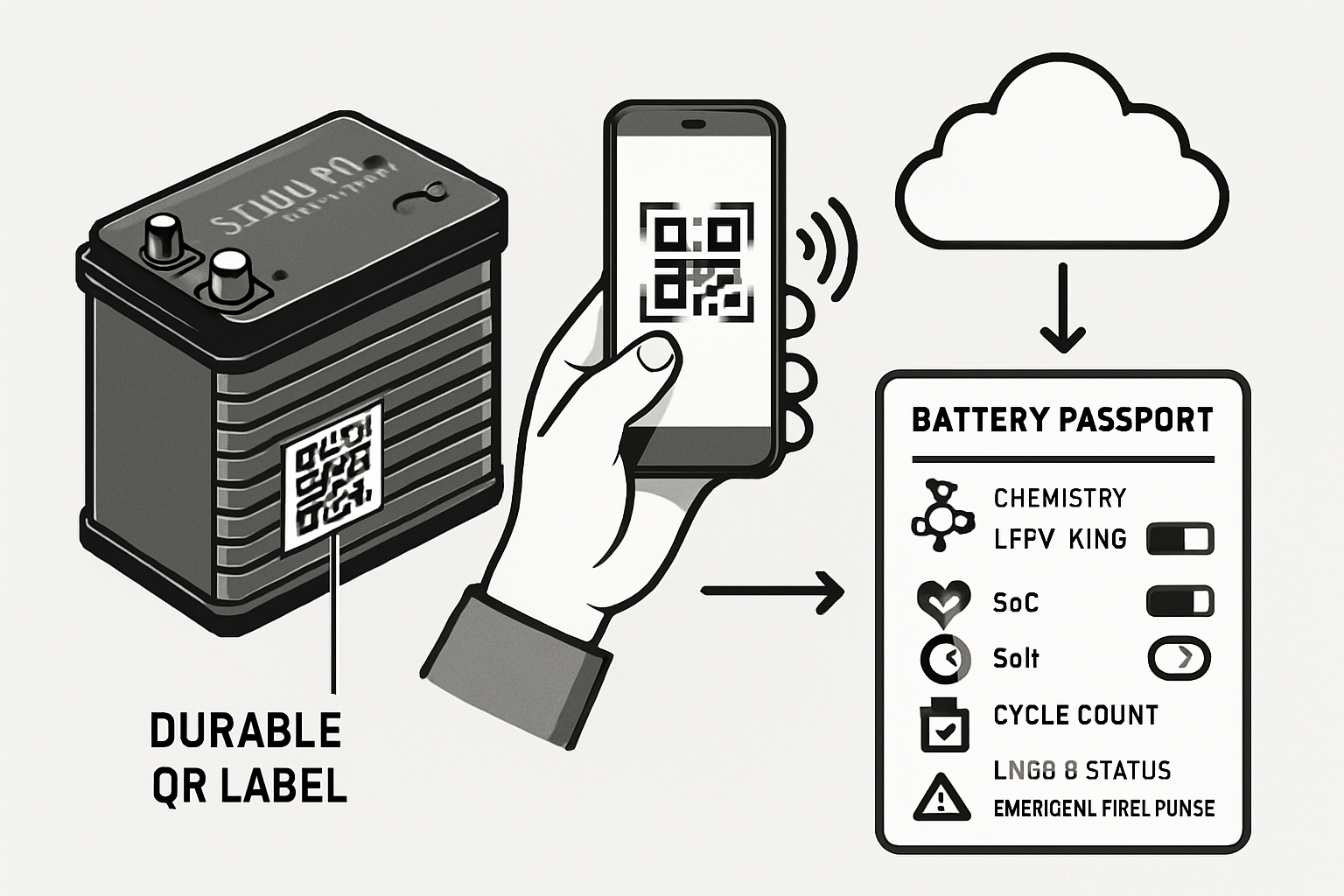 Battery Passports & Labels for Safer Lithium Storage - Anern