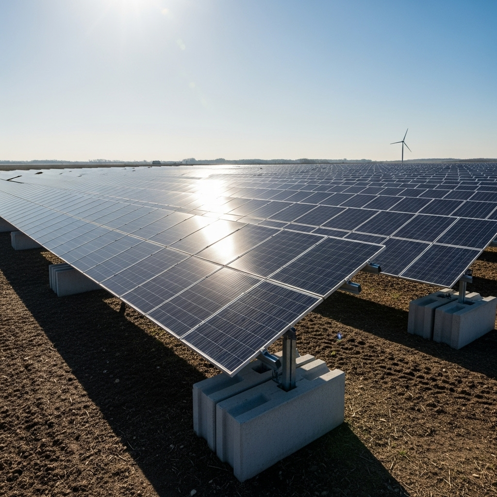 Ballasted Ground Mounts for High Wind Zones: Guide - Anern
