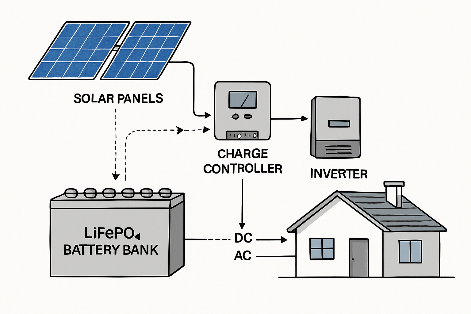 Solar System Diagram Guide: Energy Independence | Anern