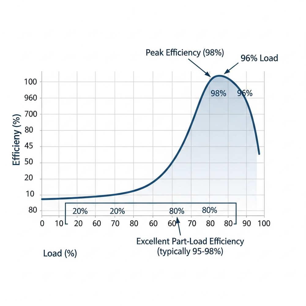 Stop Oversizing: Read Efficiency Curves to Right-Size Inverters