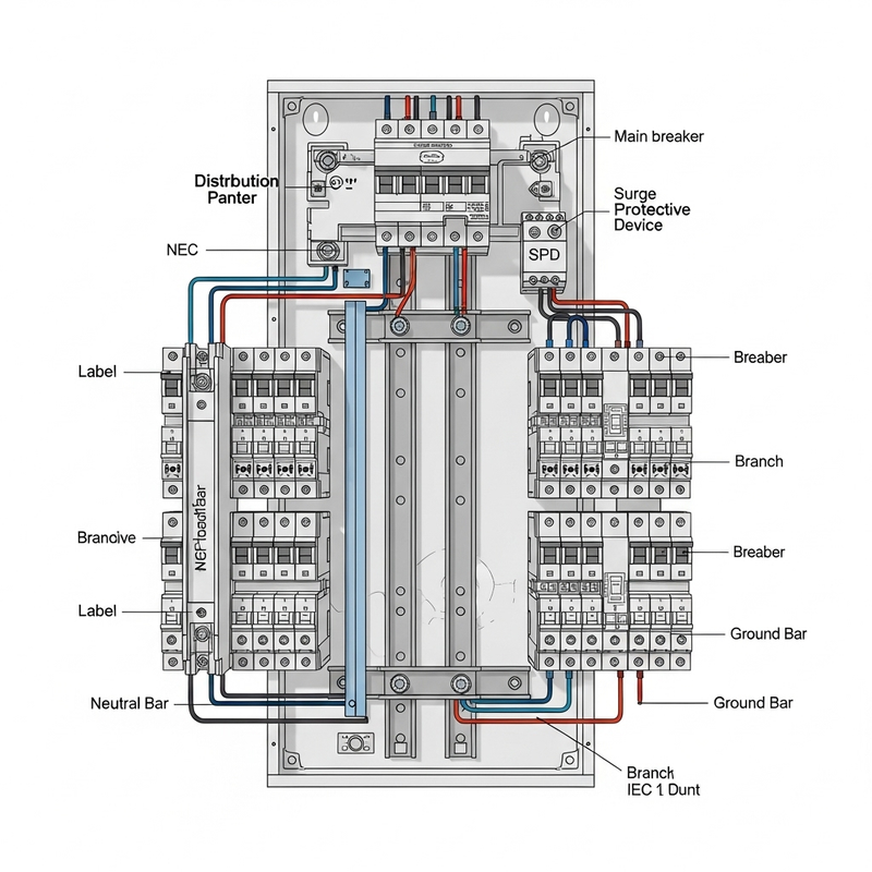 NEC/IEC Compliance Checklist for AC Load Centers