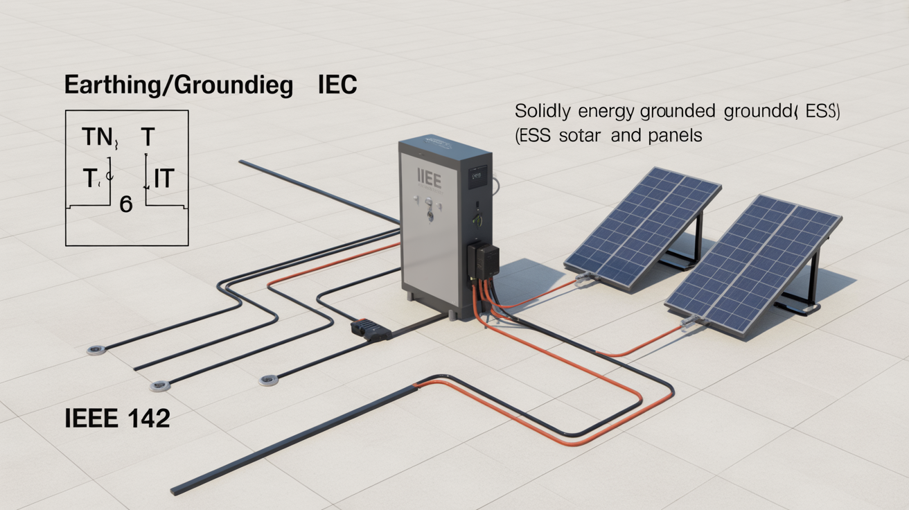 Roadmap: Earthing microgrids with ESS to IEC and IEEE 142