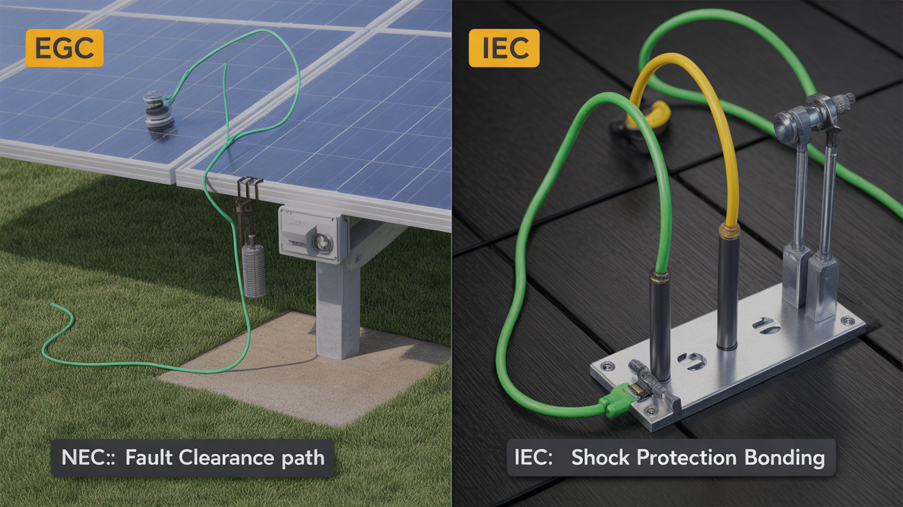 NEC vs IEC Grounding for Solar PV & Storage: A Guide - Anern
