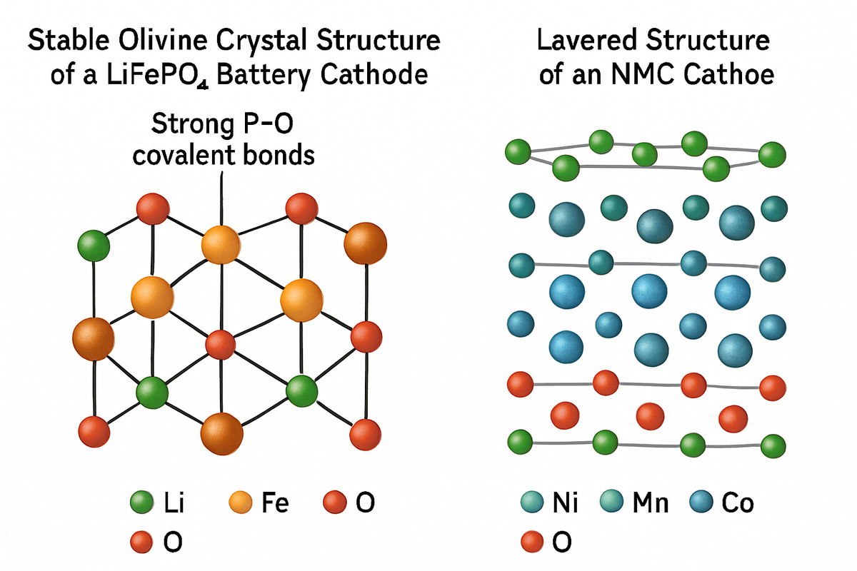 olivine structure cathode