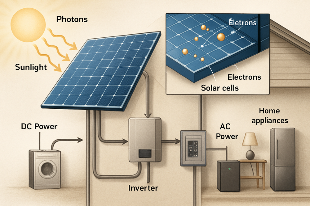 How to Trace Power: From Photons to AC in Your Home