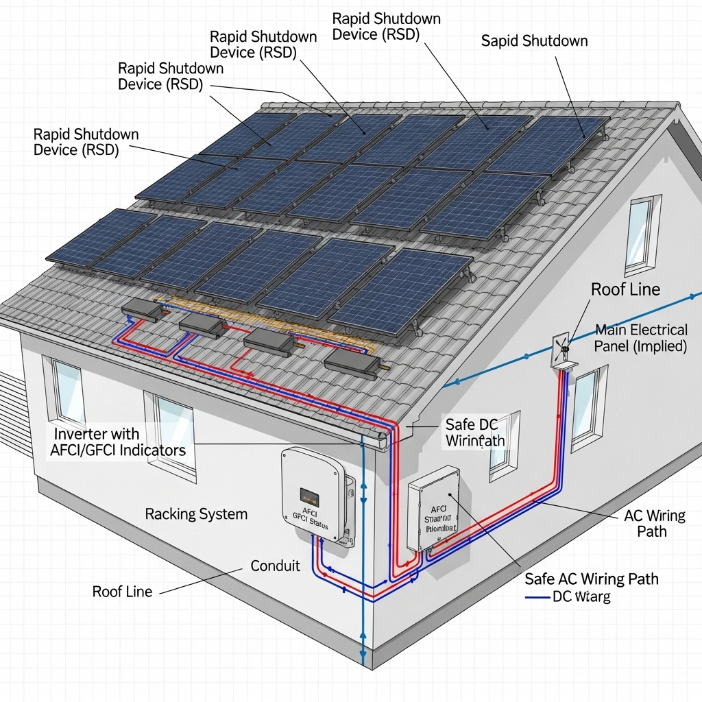 Blueprint: Rapid Shutdown, AFCI, and GFCI for Safer Rooftops