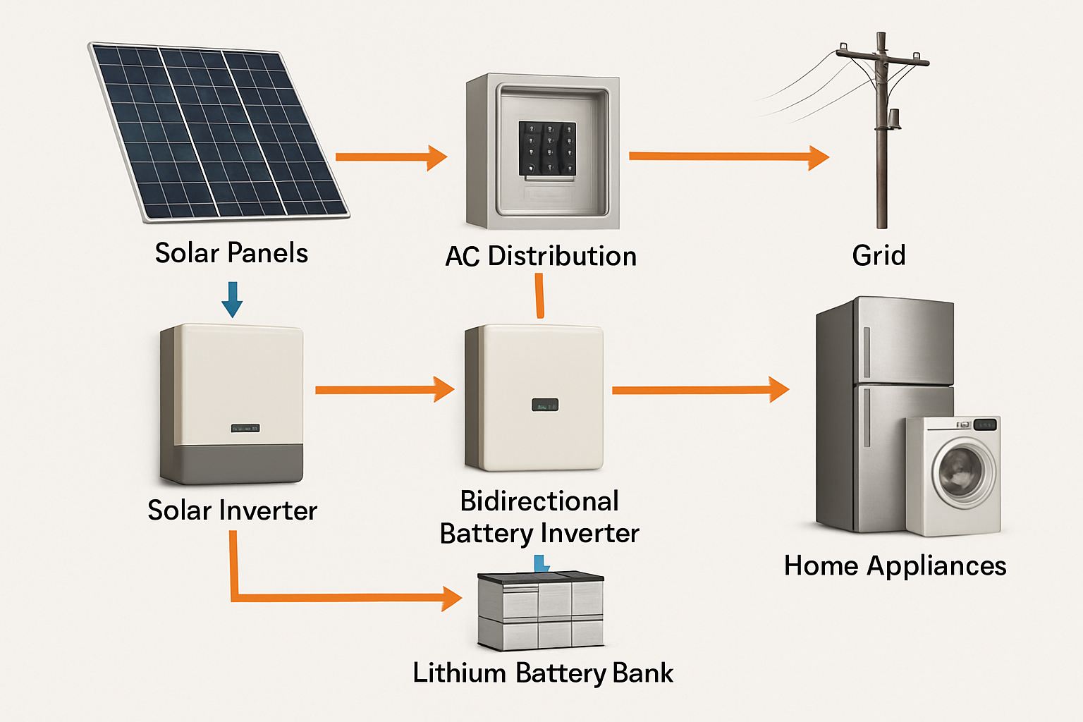 How to add battery back up to grid-tied solar system | DIY Solar Power ...