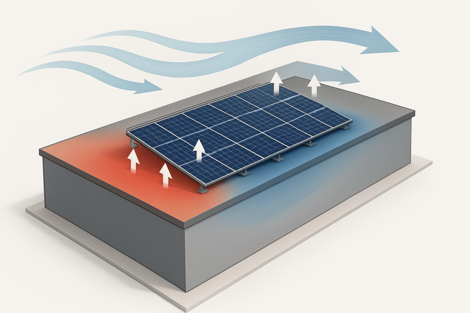 Solar Flat Roof Wind Uplift: Engineered Ballast Tips - Anern