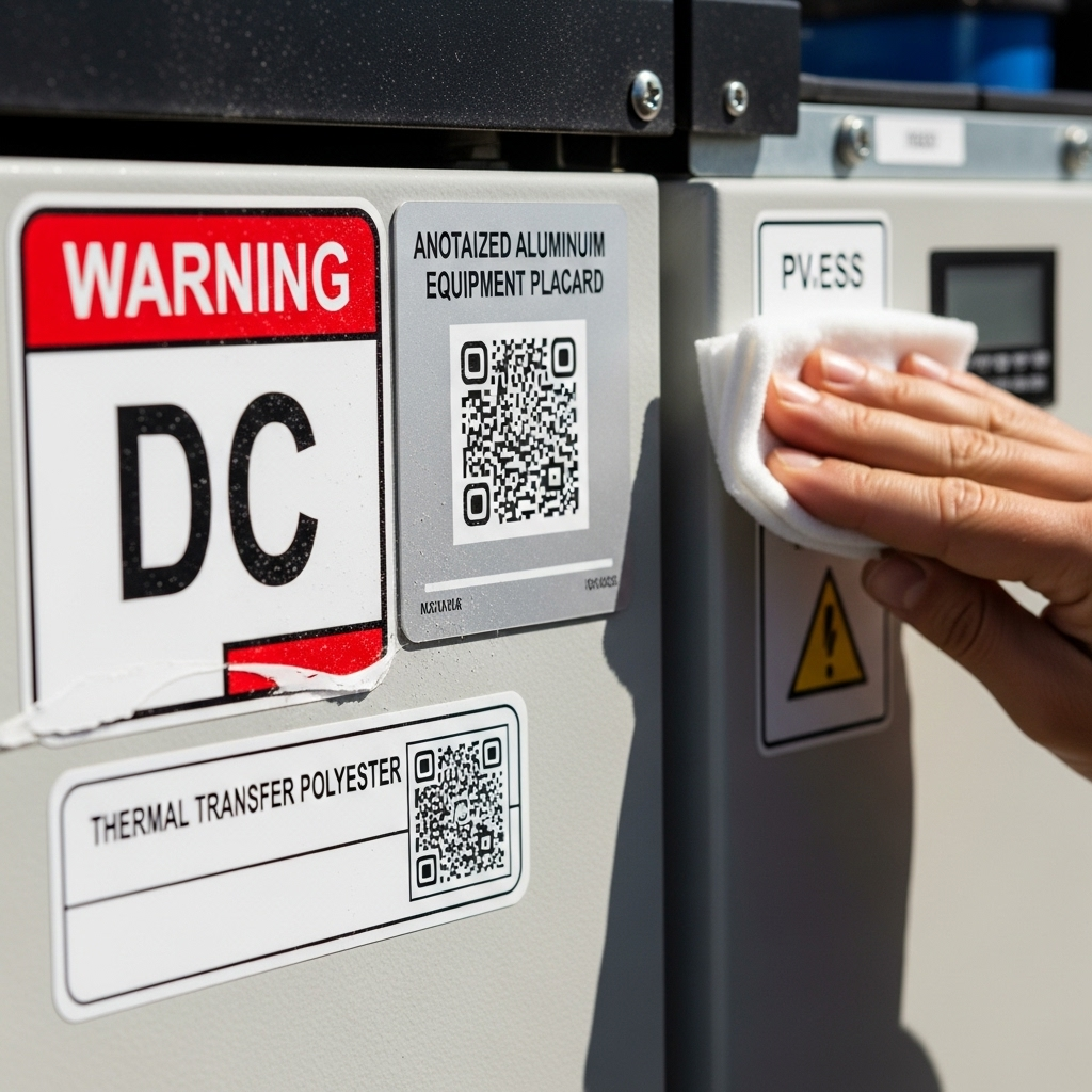 Stop Red Tags: Design Durable PV/ESS Labels that Survive