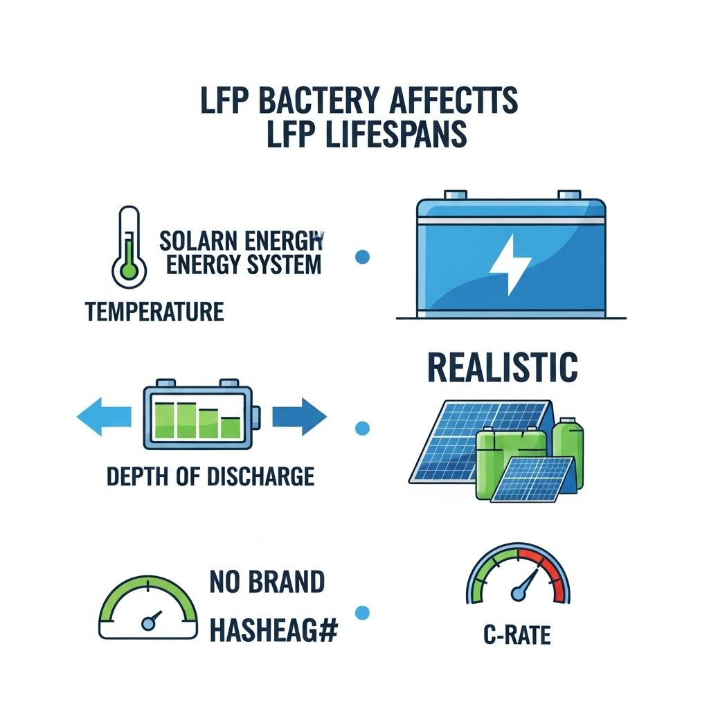Realistic LFP Battery Lifespan for Solar Storage - Anern