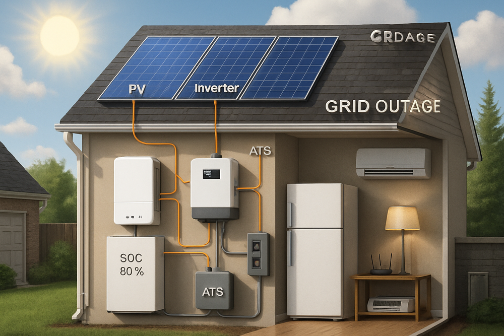 Case Study: A Home That Rode Out Blackouts With Hybrid ESS