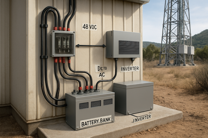 Ensuring 48V DC Power Quality at BTS: Cabling, Fuses, Inverters