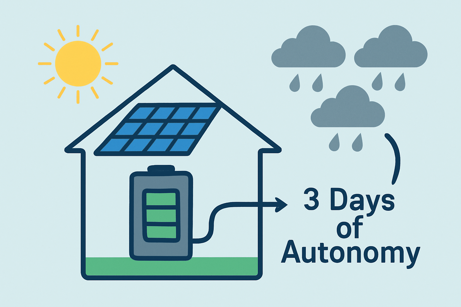 Solar Battery Reserve & Autonomy Days Guide - Anern