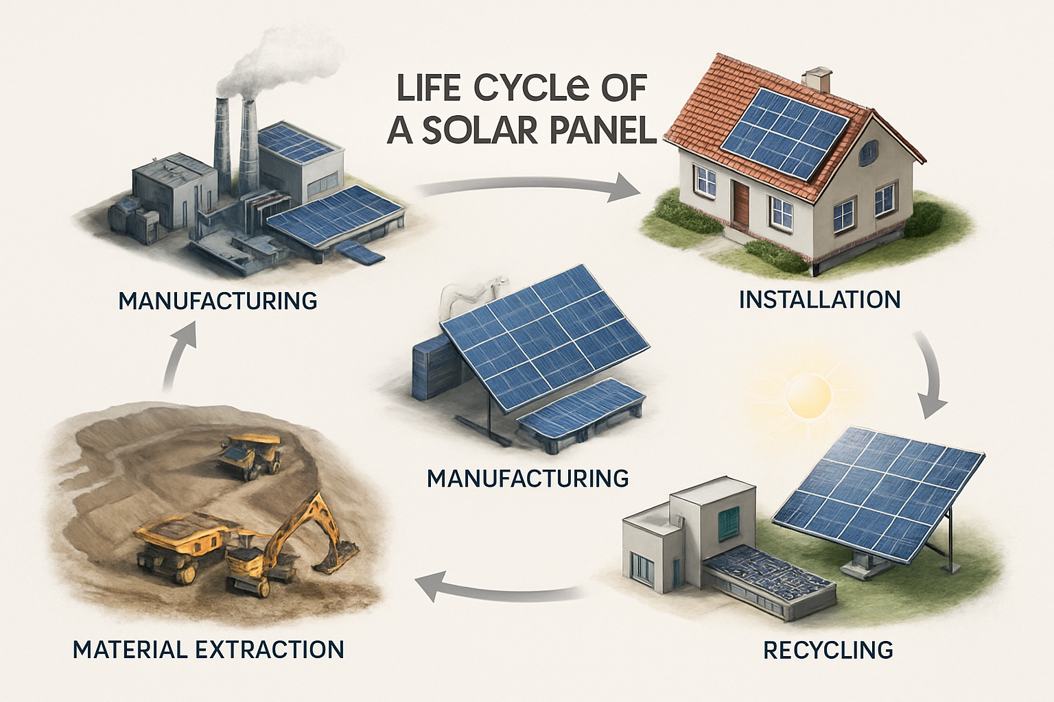 Solar PV Lifecycle: From Installation to Recycling | Anern