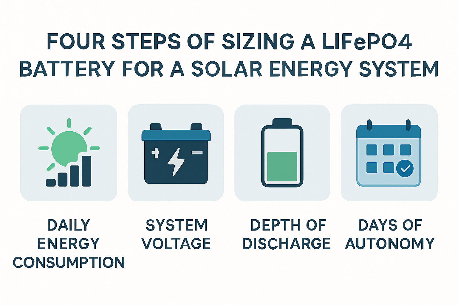 LiFePO4 Battery Sizing Calculator: Step-by-Step Guide - Anern