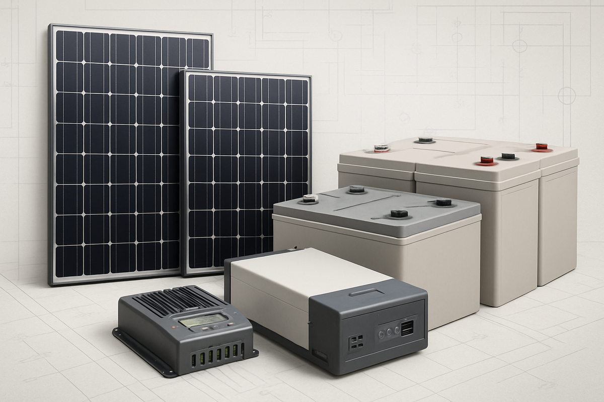 2025 Off-Grid Solar Component Selection Guide | Anern