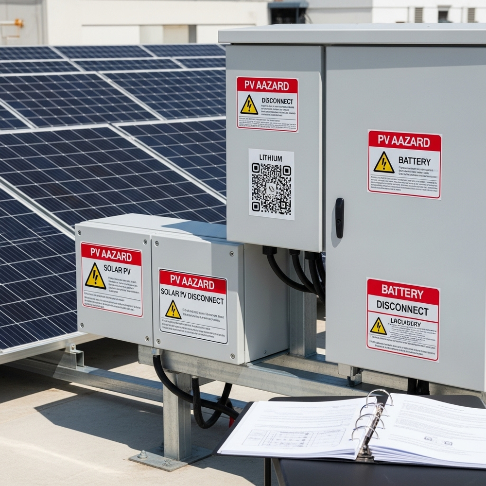 Ultimate Guide to NEC/IEC Labeling and Documentation for PV+ESS
