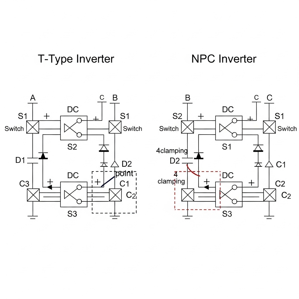 T-Type vs NPC: which topology scales better for solar ESS?