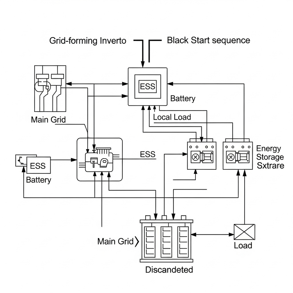 The blueprint for grid-forming ESS inverters and black start
