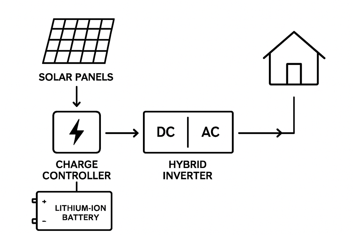 solar pv diagram