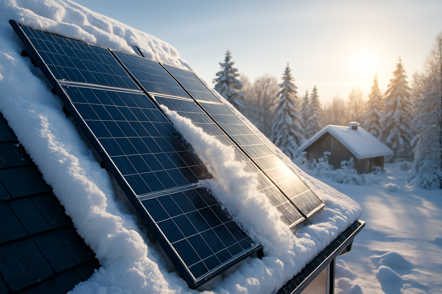 Cold Climate PV Snow Shedding Safety Guide | Anern