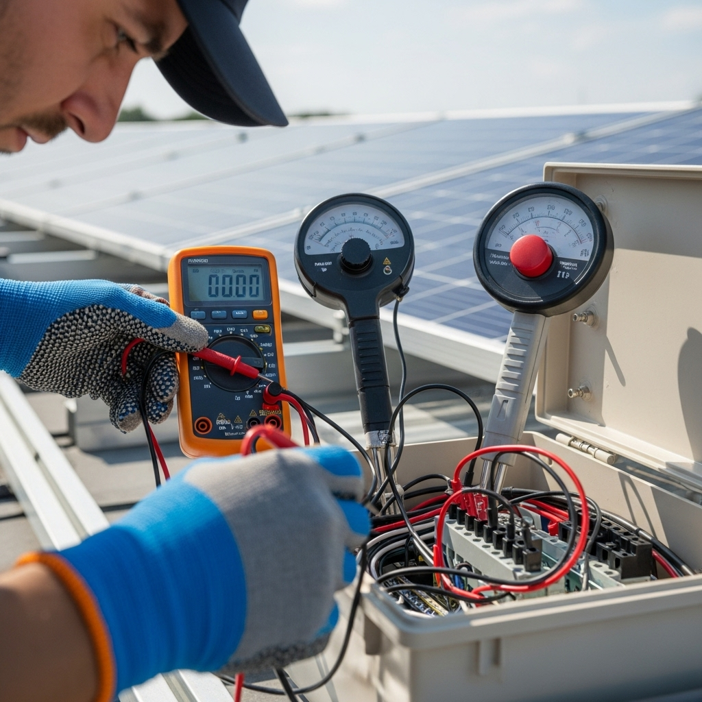 Commissioning Checklist: Tools from PV Strings to Inverter